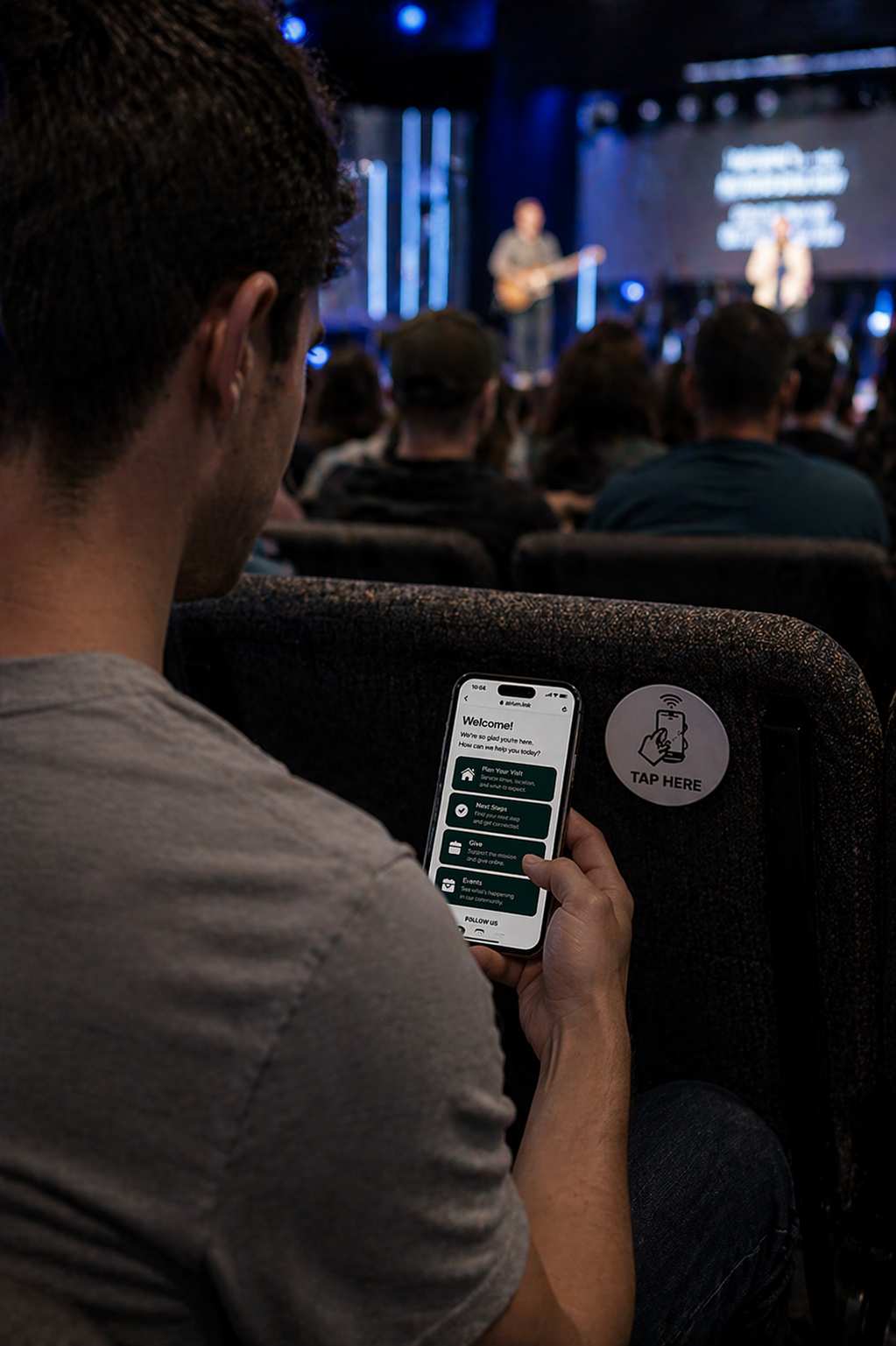 Atrium Tap Tags — NFC Tags for Churches | Connect & Engage